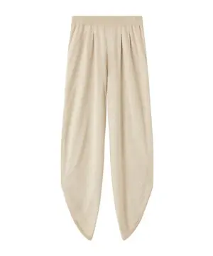Loro Piana Asymmetrical Knitted Trousers