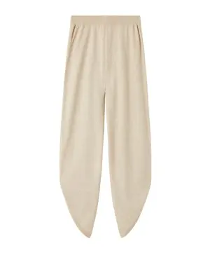Loro Piana Asymmetrical Knitted Trousers
