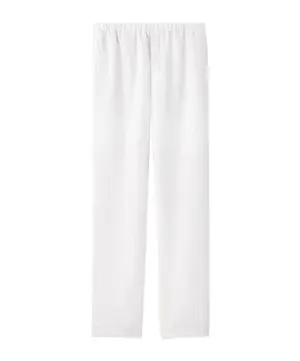 Loro Piana Elastic Waist Casual Pants - White