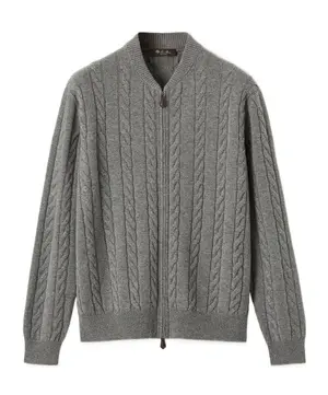 Loro Piana Cedar Bomber Cardigan - Gray