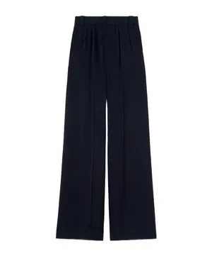 Loro Piana Stephen Pleated Wide-leg Trousers