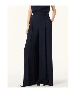 Loro Piana Stephen Pleated Wide-leg Trousers