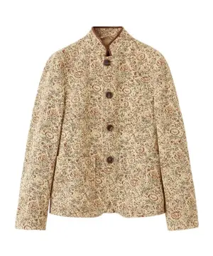 Loro Piana Long Sleeve Button-front Jacket