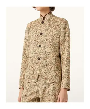 Loro Piana Long Sleeve Button-front Jacket