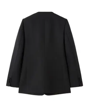 Loro Piana Lizzie Jacket With V-neck And Satin Inserts