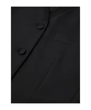 Loro Piana Lizzie Jacket With V-neck And Satin Inserts