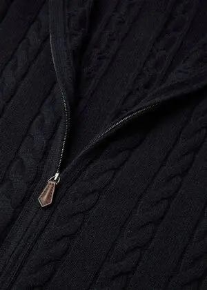 Loro Piana Cedar Bomber Cardigan