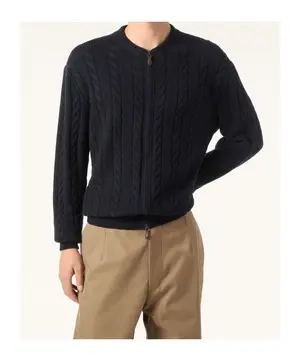 Loro Piana Cedar Bomber Cardigan