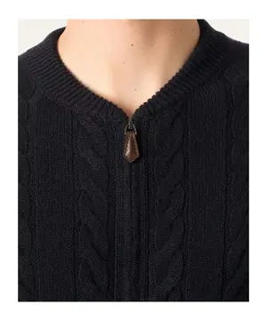 Loro Piana Cedar Bomber Cardigan