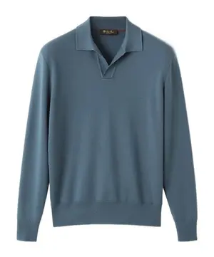Loro Piana Buttonless Polo-shirt