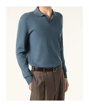 Loro Piana Buttonless Polo-shirt