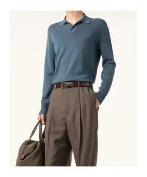 Loro Piana Buttonless Polo-shirt