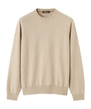 Loro Piana Classic Crewneck - Silver Birch