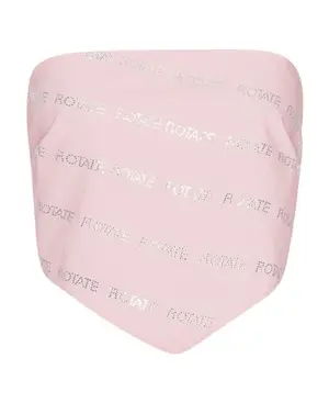ROTATE BY BIRGER CHRISTENSEN Logo Embellished Bandana Top