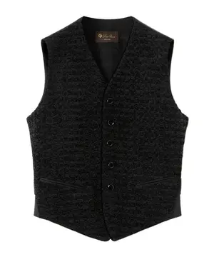 Loro Piana Harrington Vest - Black