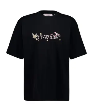 Off-White Logo Printed Crewneck T-shirt