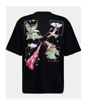 Off-White Logo Printed Crewneck T-shirt