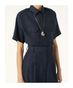 Loro Piana Neo Annalisa Short Sleeve Shirt