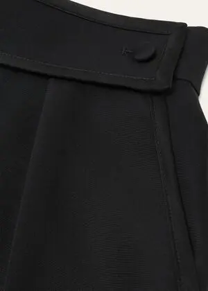 Loro Piana High-rise Straight Cut Trousers With Satin Trim