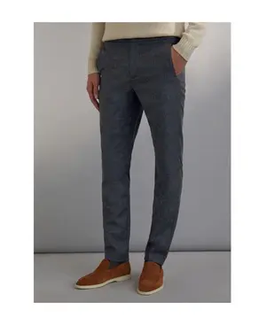 Loro Piana Wool Straight Casual Pants