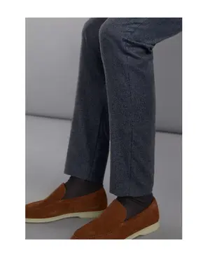 Loro Piana Wool Straight Casual Pants