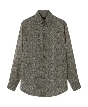 Loro Piana Thea Shirt - Black/ivory