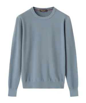 Loro Piana Walkery Crewneck - Blurred Clouds