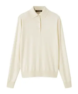Loro Piana Royal Lightness Polo Shirt - White