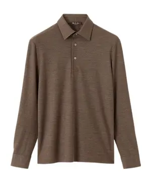 Loro Piana Colmegna Polo Shirt - Carbon