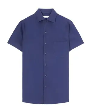 Loro Piana Logo Short-sleeved Shirt - Blue