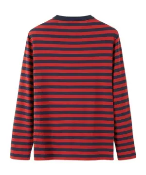 Loro Piana Barquetine Crewneck Striped Long Sleeve