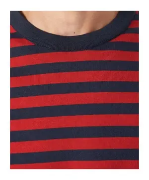 Loro Piana Barquetine Crewneck Striped Long Sleeve