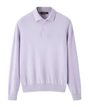 Loro Piana Sergio Polo Shirt - Iced Violet