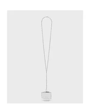 Celine Nevelson Project Necklace Sterling Silver And Oak Wood