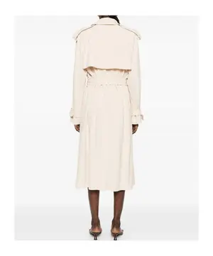 Wardrobe.NYC Buttoned Belted Trench Coat