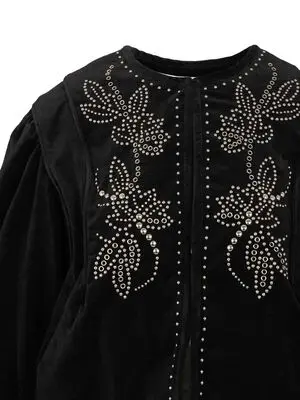 Isabel Marant Étoile Studded Velvet Blouse