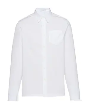 Prada Poplin Tailored Shirt - White