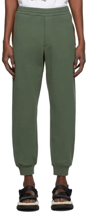 Alexander McQueen Logo Printed Elastic Waist Jogging Pants