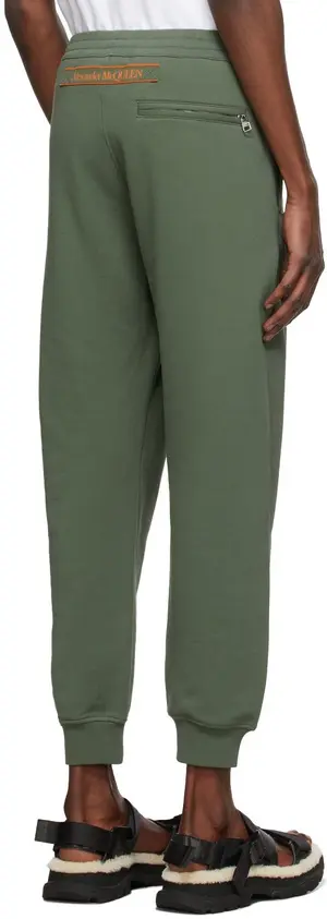 Alexander McQueen Logo Printed Elastic Waist Jogging Pants