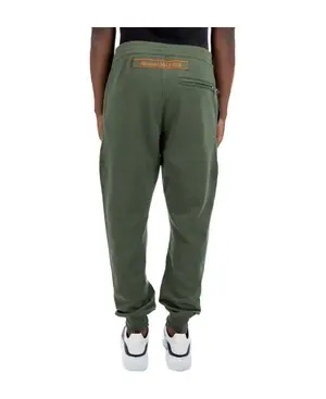 Alexander McQueen Logo Printed Elastic Waist Jogging Pants