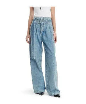 AGOLDE Corset Style Belted Jeans