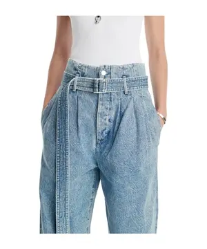 AGOLDE Corset Style Belted Jeans
