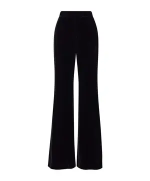 Valentino Garavani Flare Leg Velvet Pants