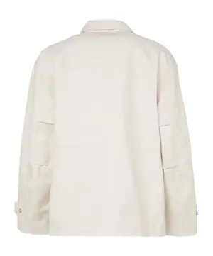 AGOLDE Long Sleeve Casual Jacket With Concealed Zipper And Flap Pockets
