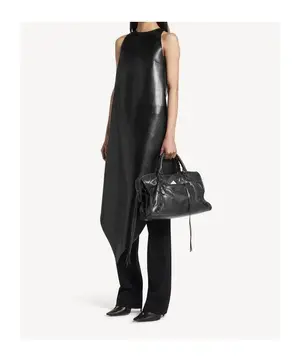 Balenciaga Double Smooth Light Lambskin Tulip Top