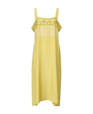 MAISON MARGIELA Lace Trim Midi Dress