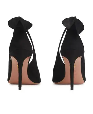 AQUAZZURA 85 Bow High Heels