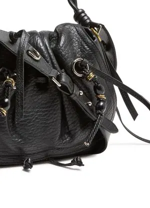 Isabel Marant Étoile Leather Drawstring Shoulder Bag