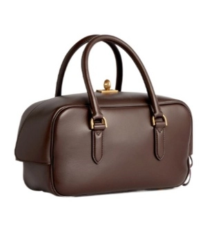 Balenciaga Le 7 Bowling Bag Small - Muscade