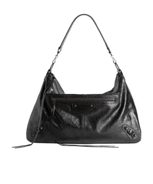 Balenciaga Le City Moto Bag Large - Black